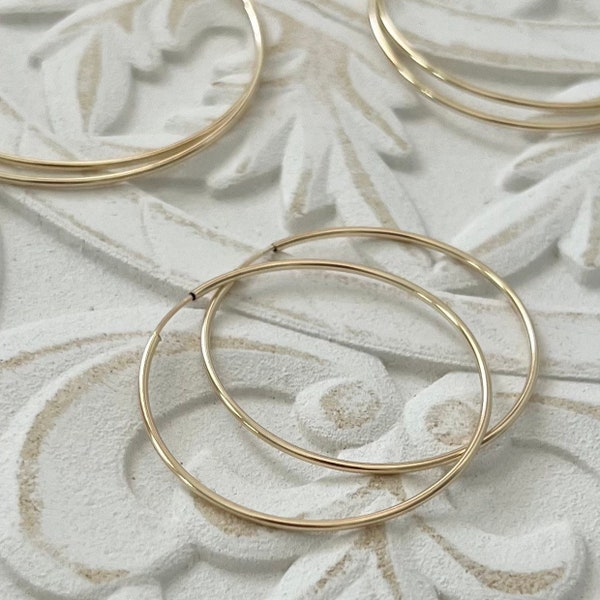 Endless Hoop Earring - Etsy