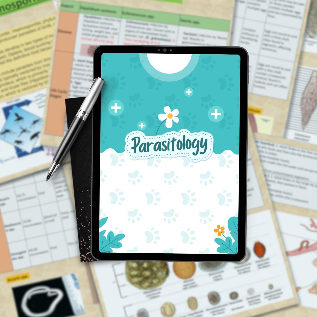 Veterinary Parasitology Notes Vet Tech Notes Vet Med Student Veterinary ...