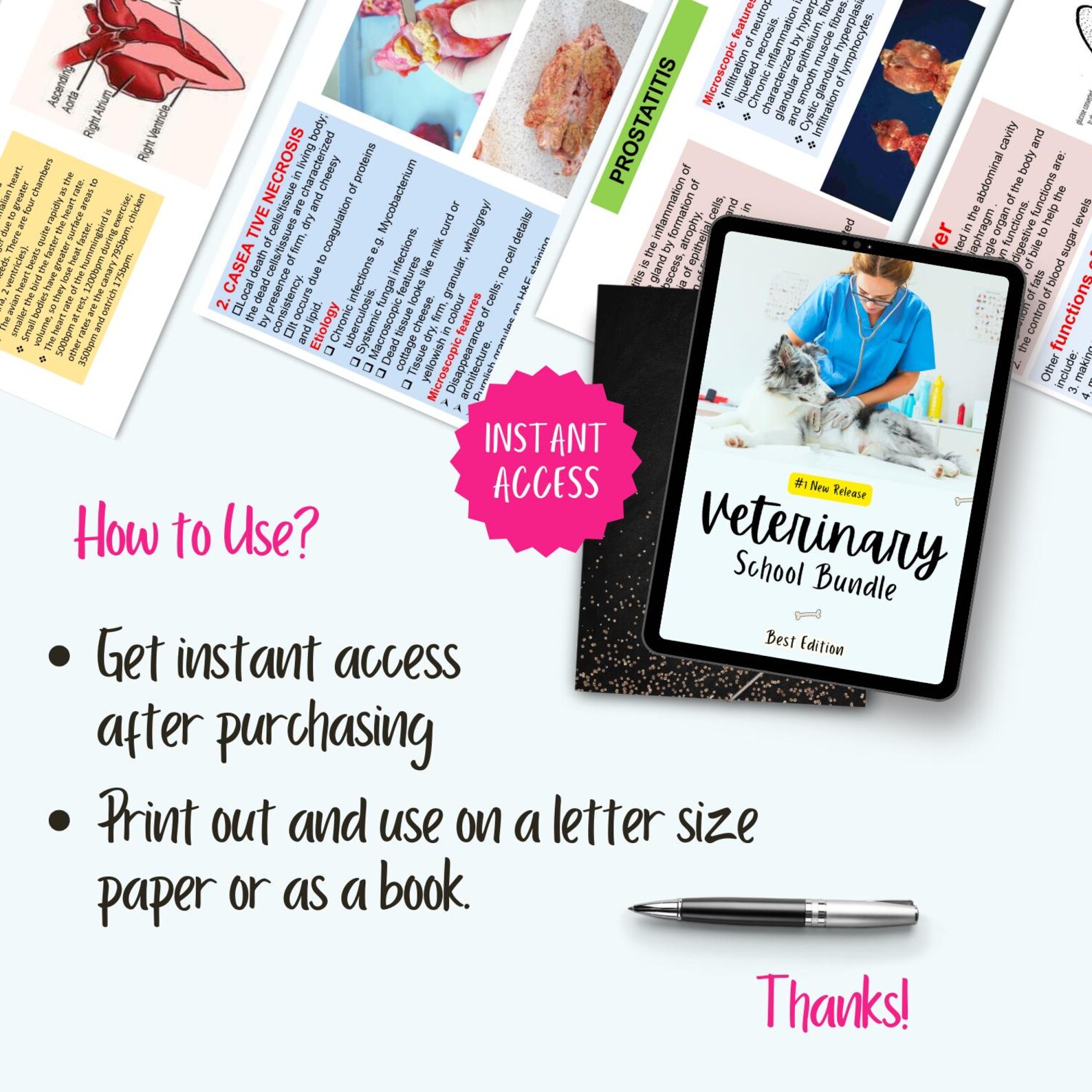 Veterinary Diagnostic Medicine Notes Nurse Study Guide Vet Nursing ...