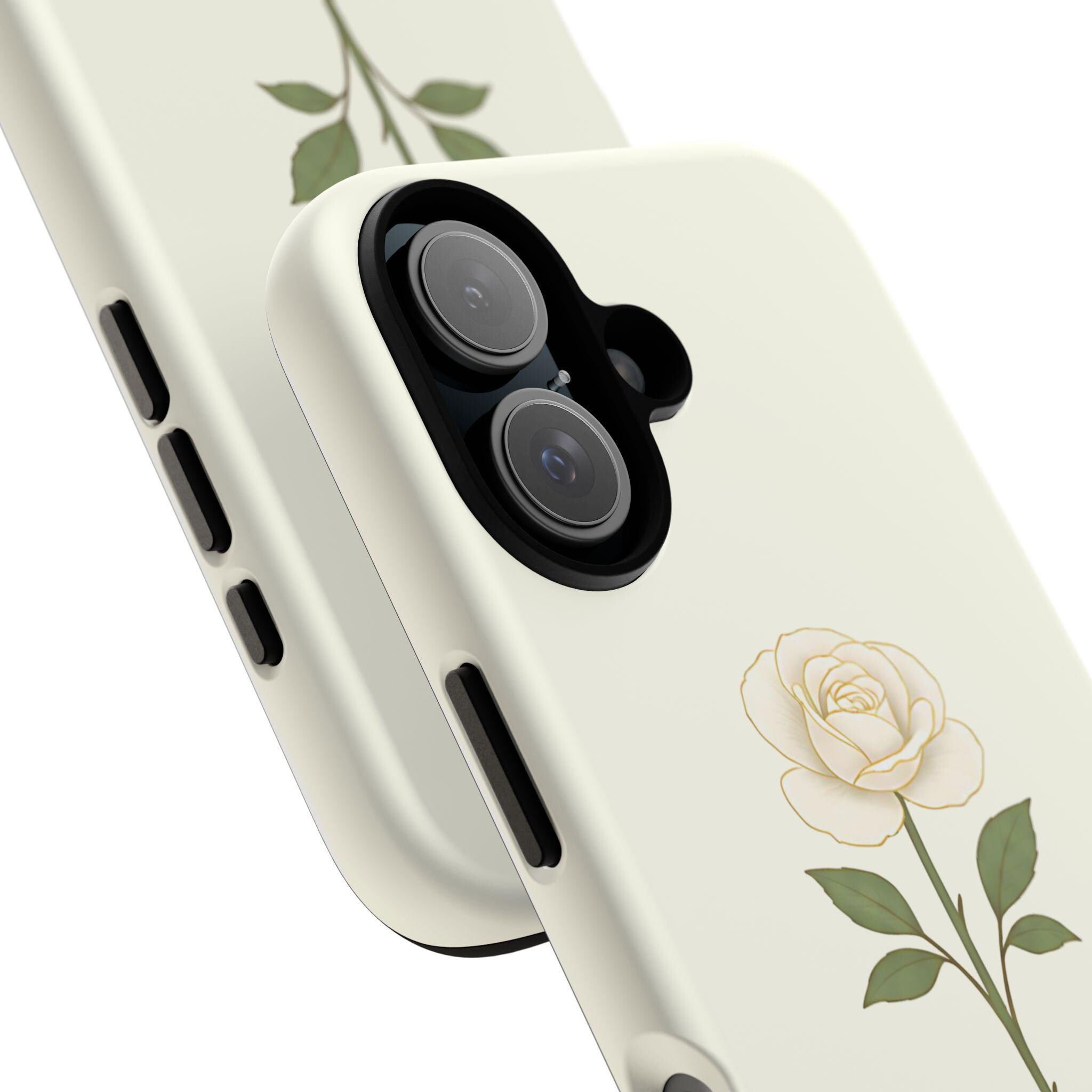 June Birth Flower Phone Case | Rose or Honeysuckle Print Art ...