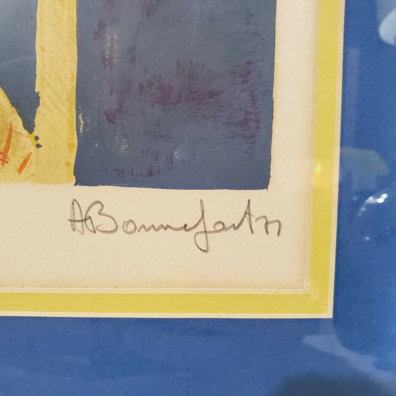 Alain Bonnefoit 1977 Lithograph Hand Signed Numbered Print - Etsy