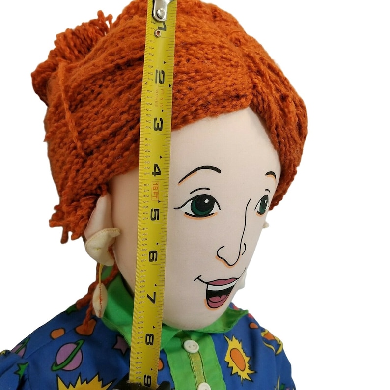 Ms Frizzle Magic School Bus Doll Plush Scholastic Sidekicks Etsy Uk