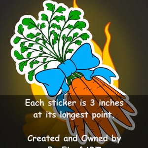 Carrot Sticker: Scrapbook Decal - Etsy