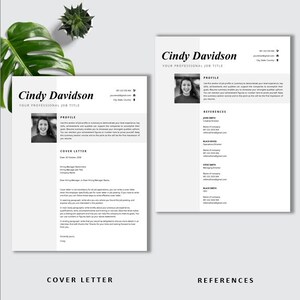 3 Page Resume Template 174, Modern Resume Template Word, Professional ...
