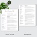 Sleek Resume Template 141, Modern Resume Template Word, ATS Friendly ...