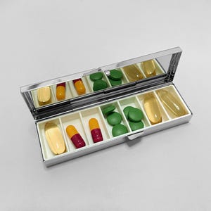 Claude Monet Sunset at the Beach Pill Box Case - Cute Medicine ...