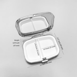 Memento Mori Small Pill Box Case - Goth Skeleton Skull Medicine ...