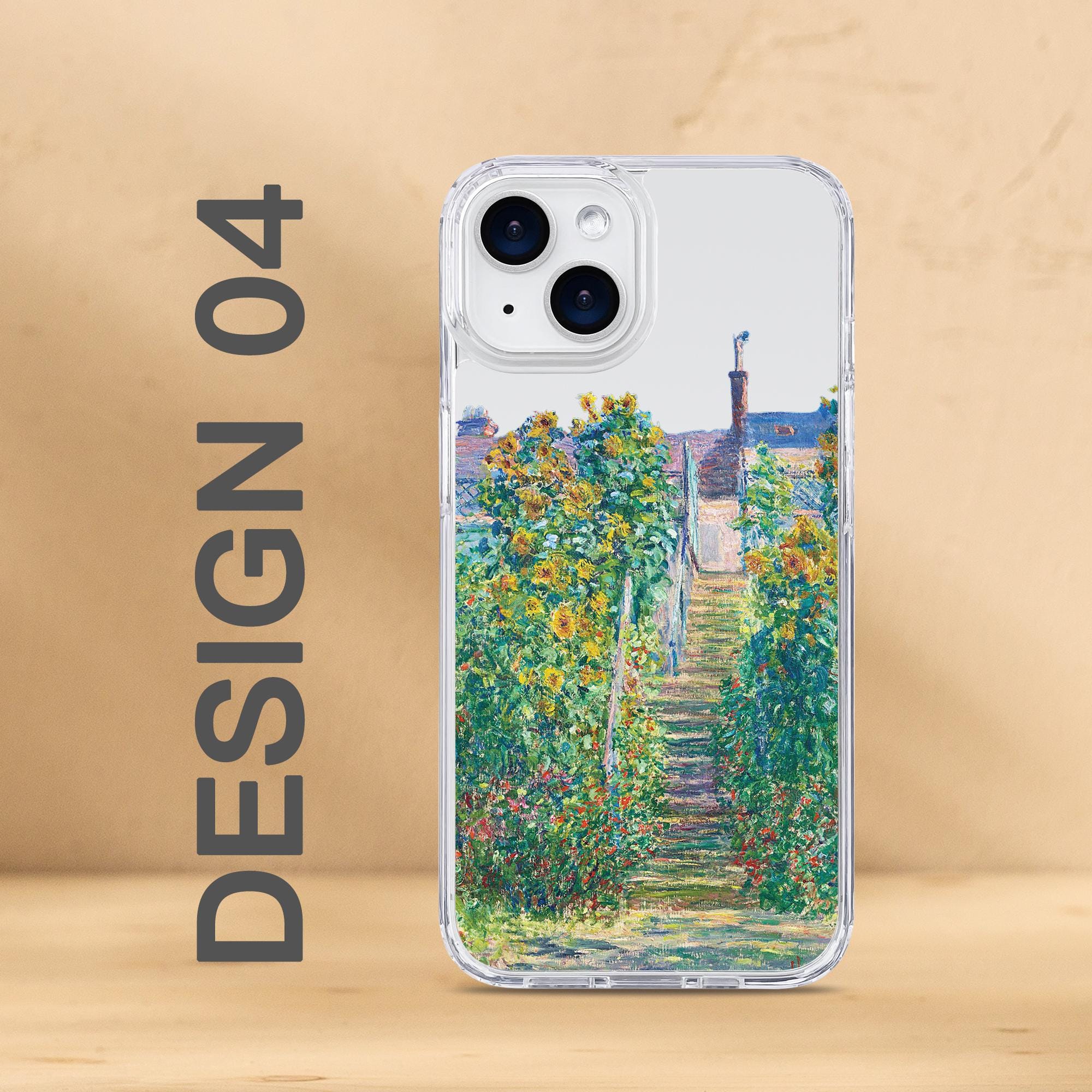 Claude Monet Phone Case Famous Art Painting Cover Fit for Apple iPhone ...