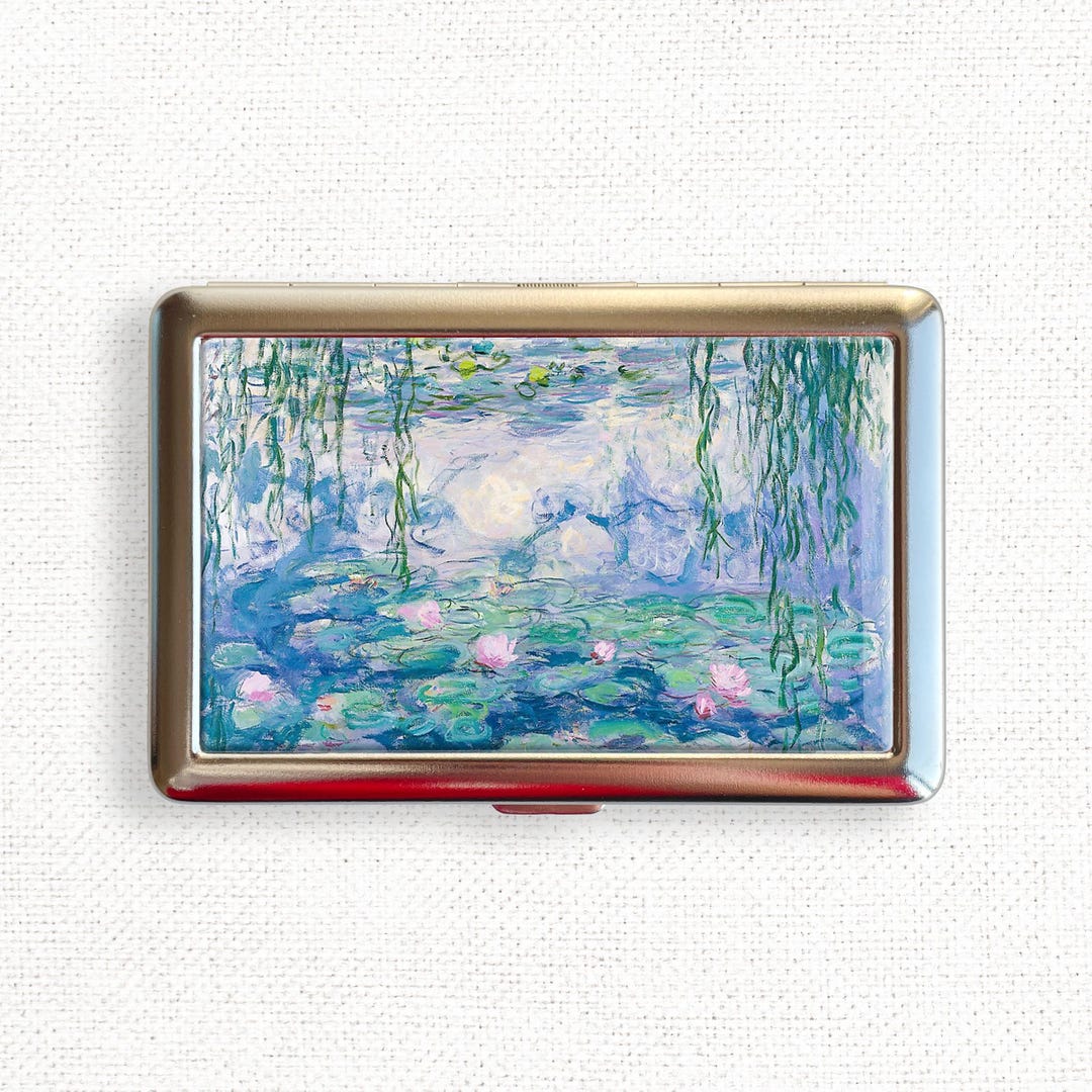 Water Lilies by Claude Monet Cigarette Case Vintage Love Holder Wallet ...