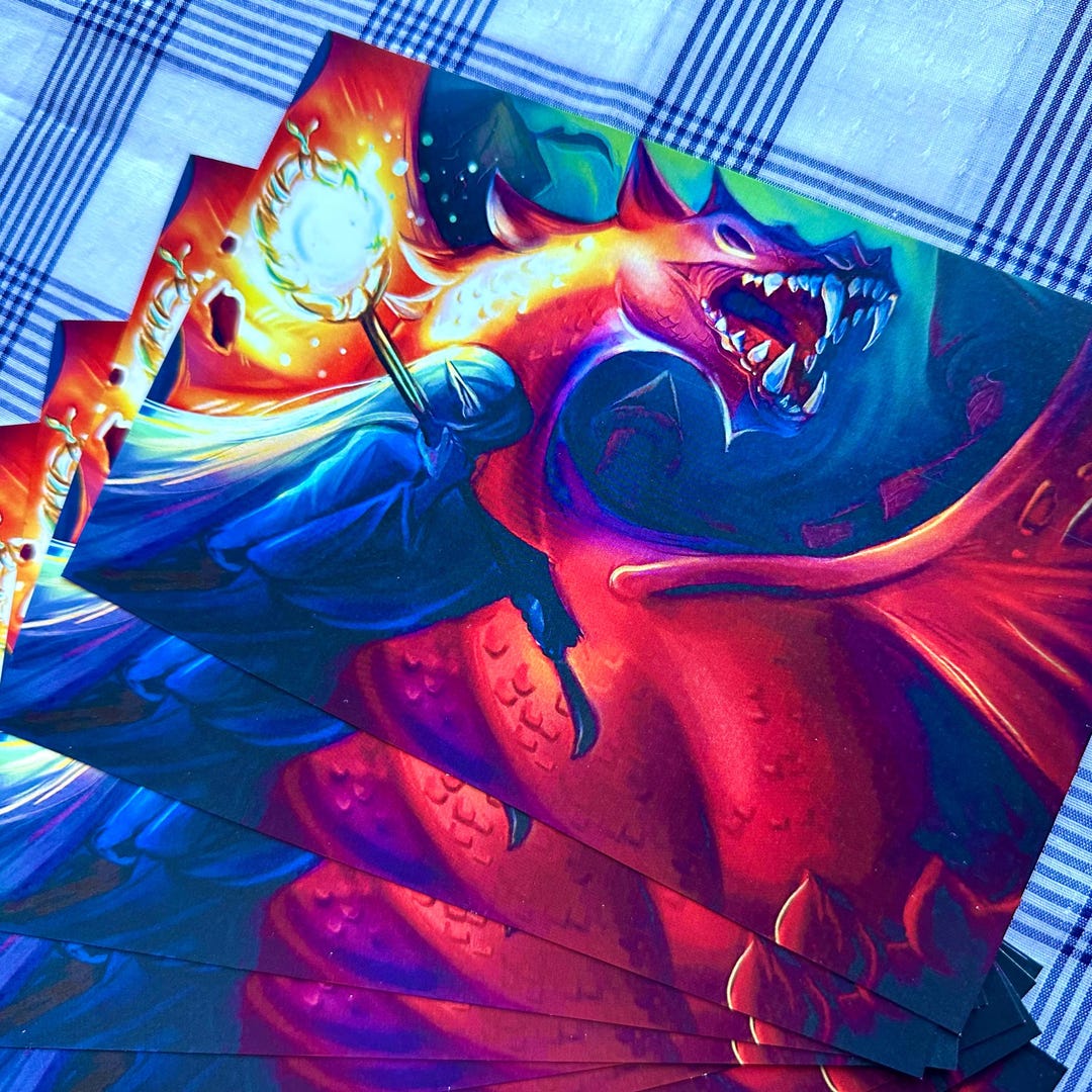 Dungeon Meshi Red Dragon Print - Etsy