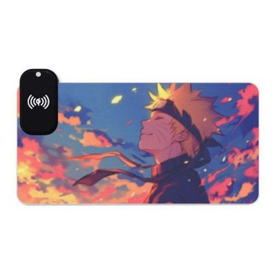 Naruto LED Gaming Mouse Pad Wireless Charging - Etsy