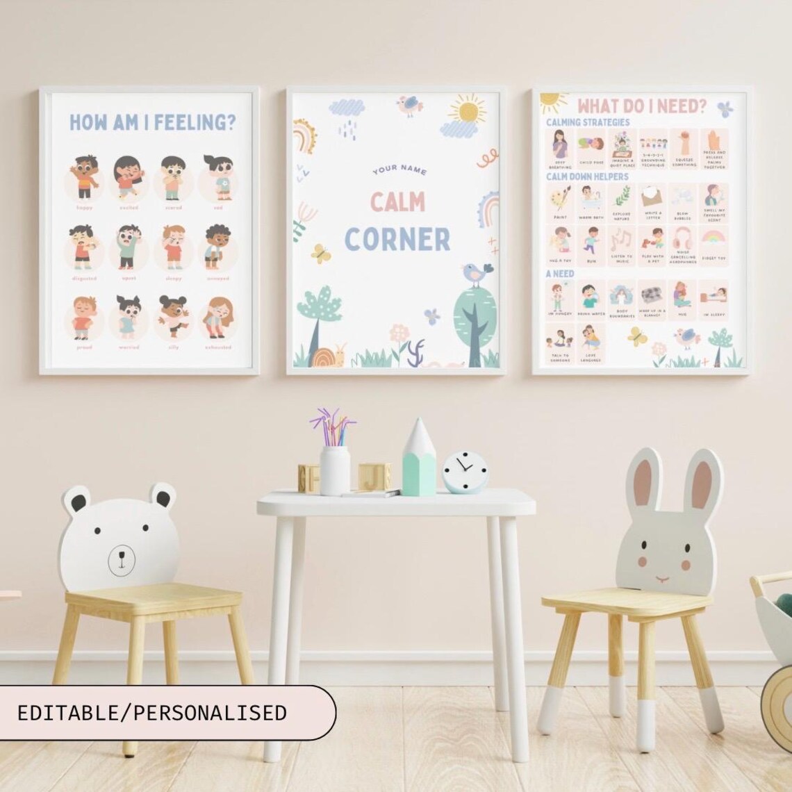 Calm Corner Poster Printable Mindfulness - Etsy