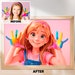 Custom Cartoon Portrait From Photo, Family Cartoon Portrait ...