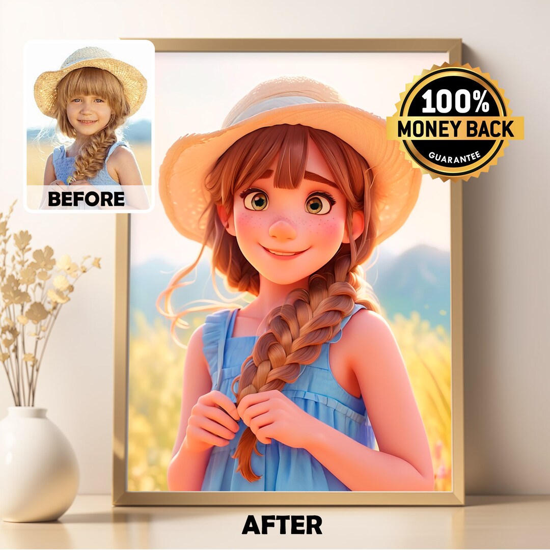 Custom Cartoon Portrait From Photo, Family Cartoon Portrait ...