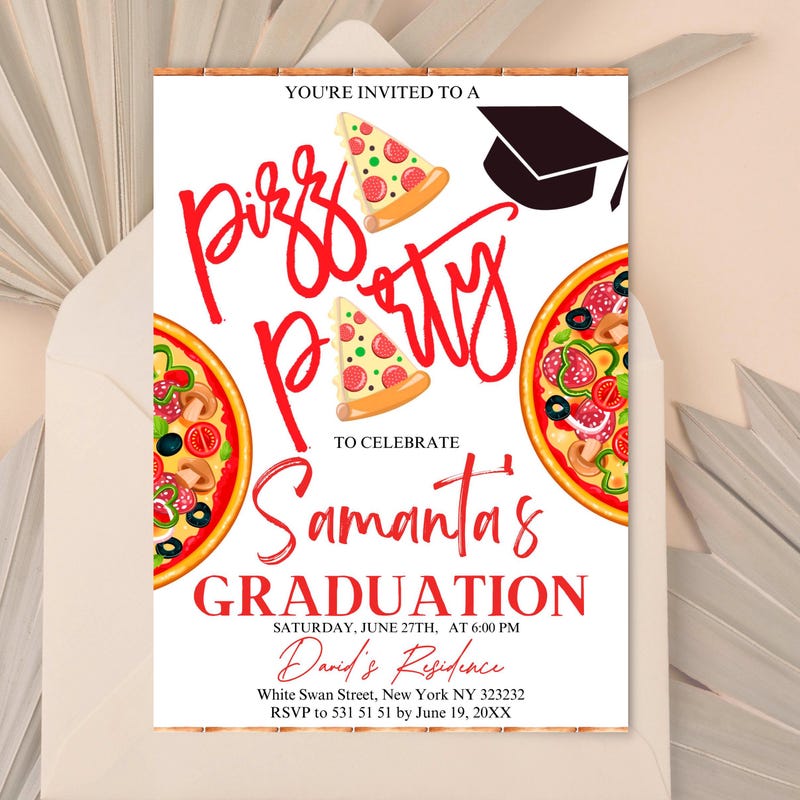 Graduation Pizza - Etsy