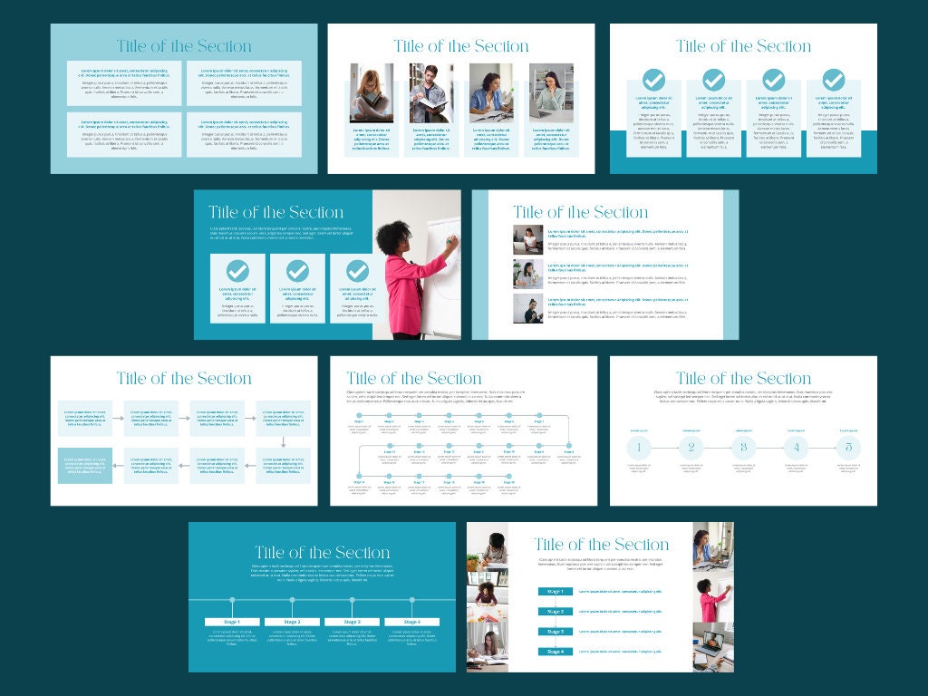 Slide Deck Template | Presentation | Course Creator | Pitch Deck ...
