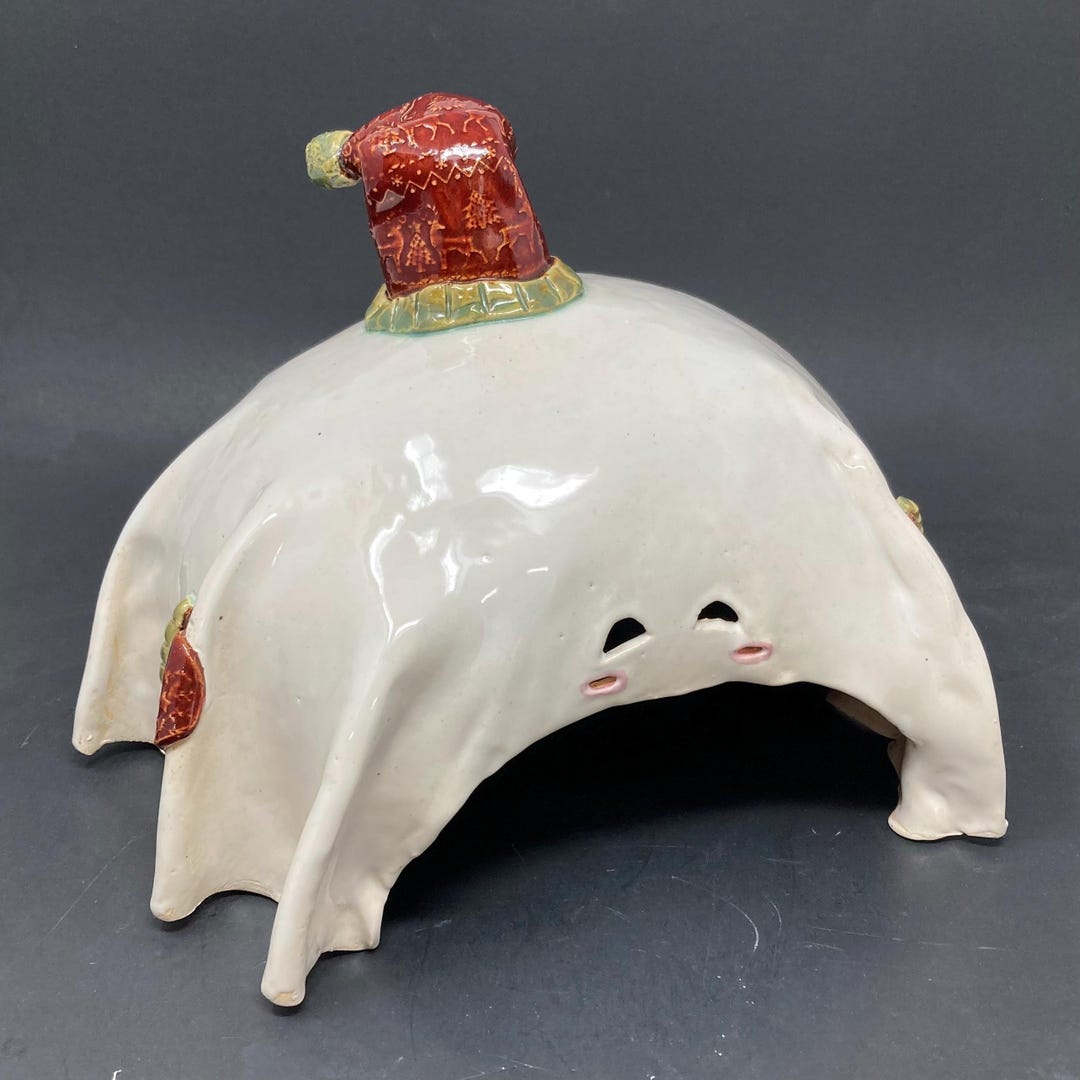 Ceramic Hideout, Axolotl Hide, Holiday Decor, Axolotl Hideout, Ball ...