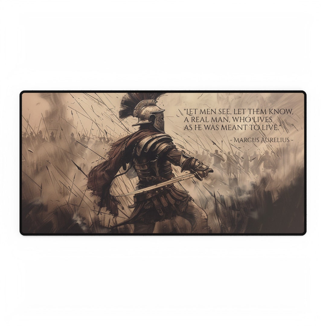 Marcus Aurelius - Let Men See, Desk Mats - Etsy