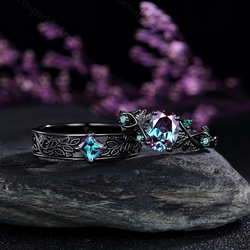 Alexandrite Ring Men - Etsy