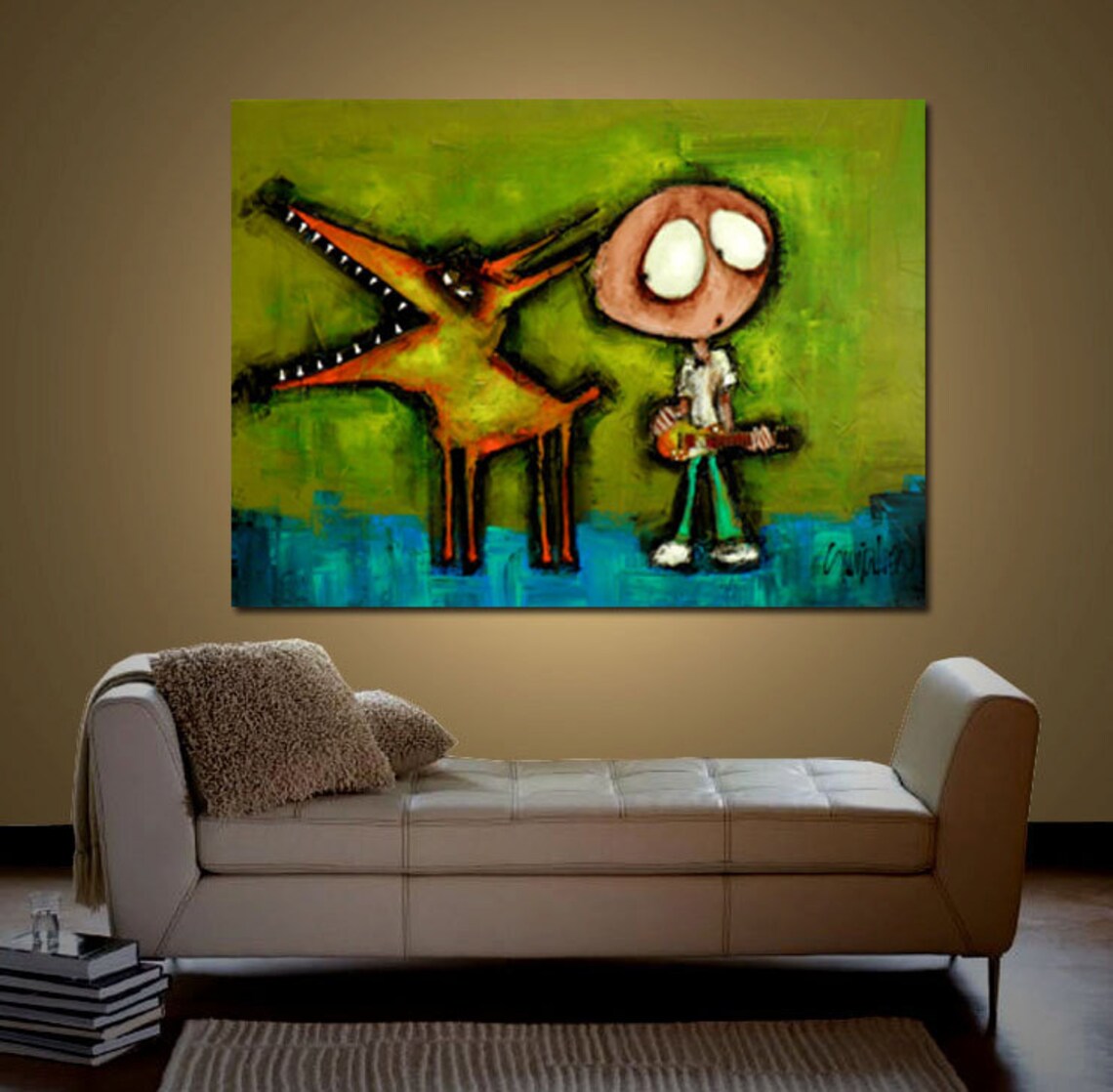 Original Painting Modern Abstract Art by SLAZO 36x48 - Etsy