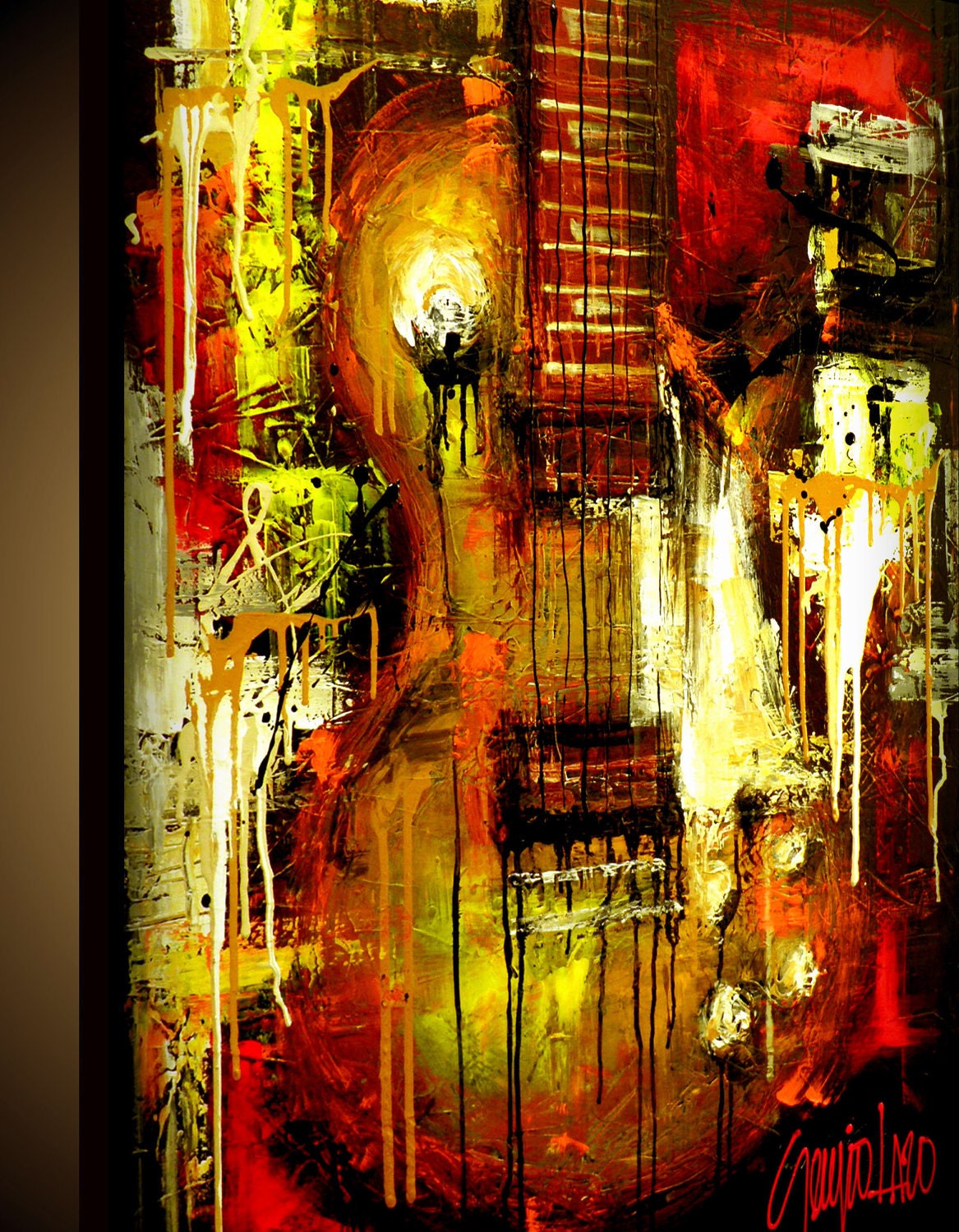 Made to Order Original Painting Modern Abstract Art by SLAZO 30x40 - Etsy