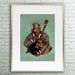BB King Drawing With Frame Art by SLAZO 16x20 - Etsy