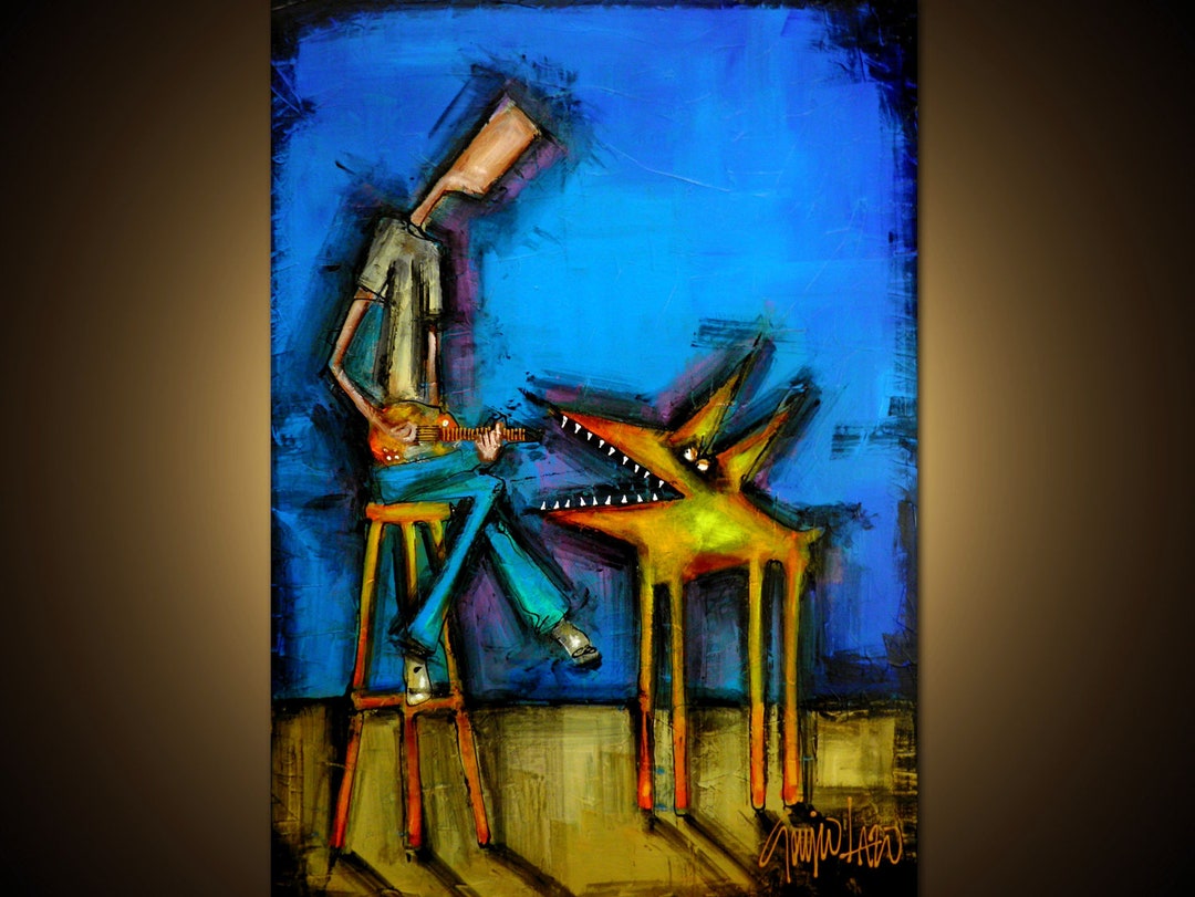 Original Painting Modern Abstract Art by SLAZO Made to Order 30x40 - Etsy