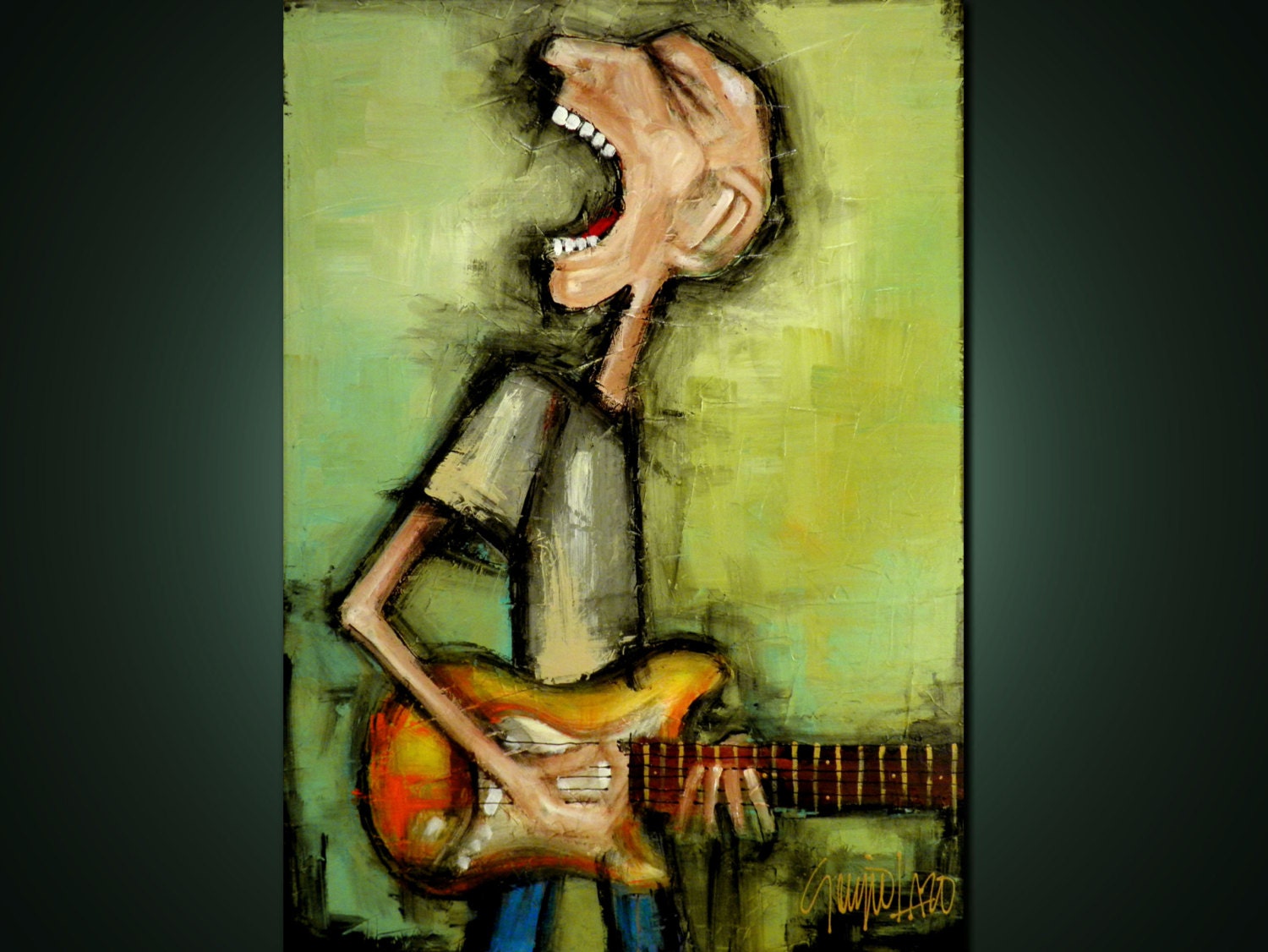 Made to Order Painting Modern Abstract Art by SLAZO 30x40 - Etsy