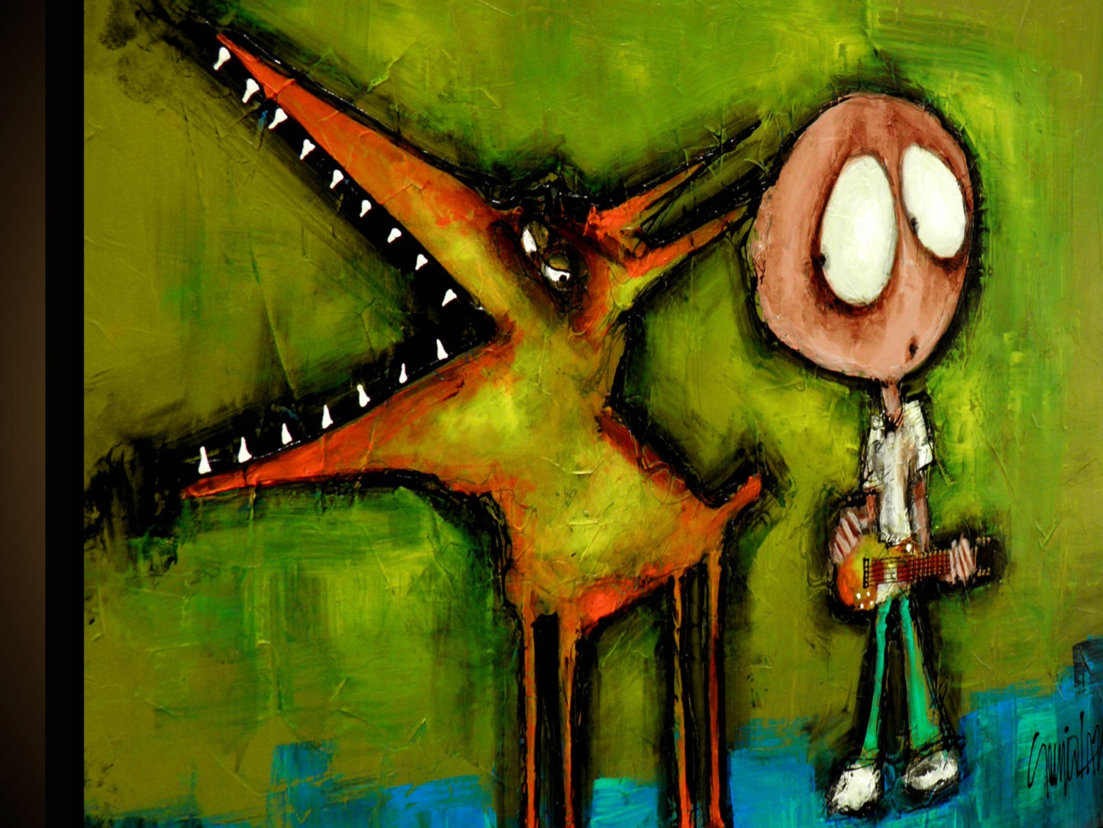 Original Painting Modern Abstract Art by SLAZO 36x48 - Etsy