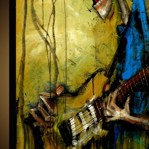 Original Painting - Modern Abstract Art by SLAZO - 24x48 - Made to ...