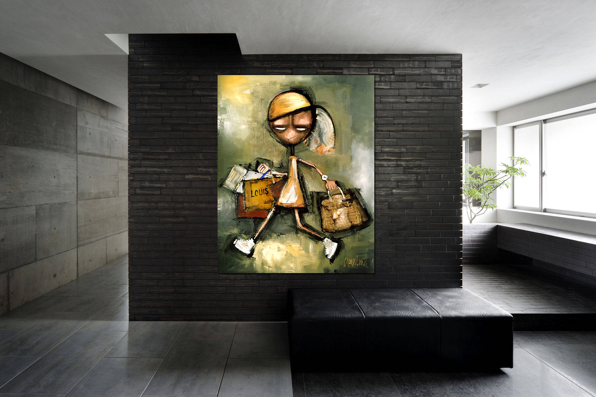 Available Now Original Painting Modern Abstract Art by SLAZO 48x60 - Etsy