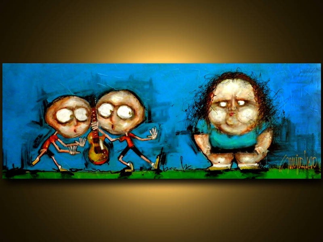 Original Painting - Modern Abstract Art by SLAZO - 20x60 Made to Order ...