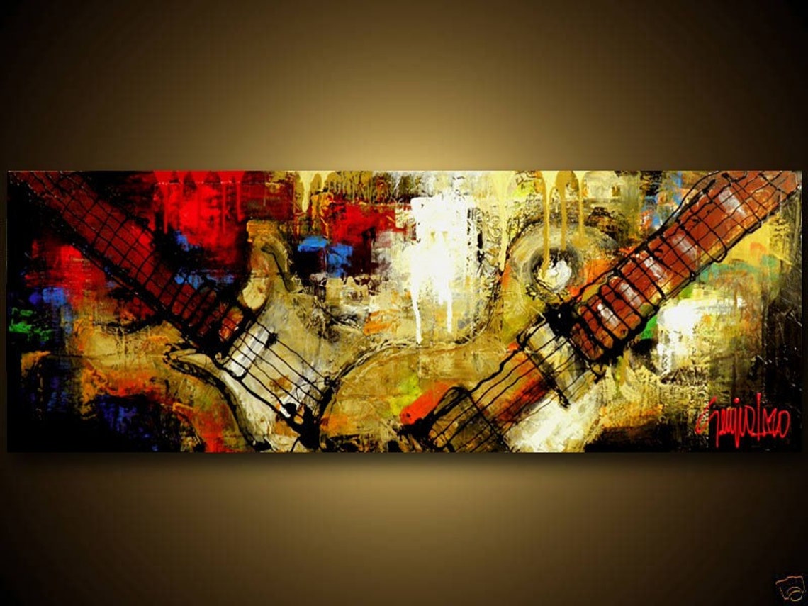 Original Painting Modern Abstract Art by SLAZO Made to Order - Etsy