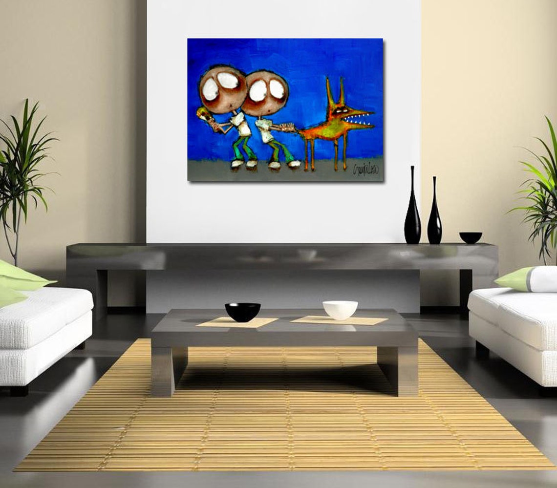 Original Painting Modern Abstract Art by SLAZO 30x40 Made to Order - Etsy