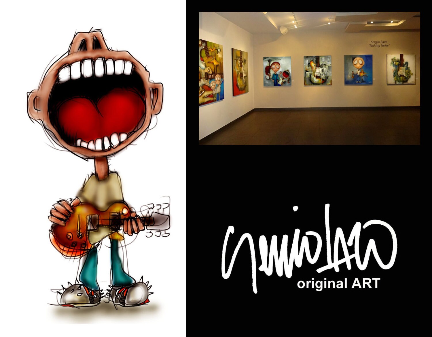 Original Painting - Modern Abstract Art by SLAZO - 30x48 Made to Order ...