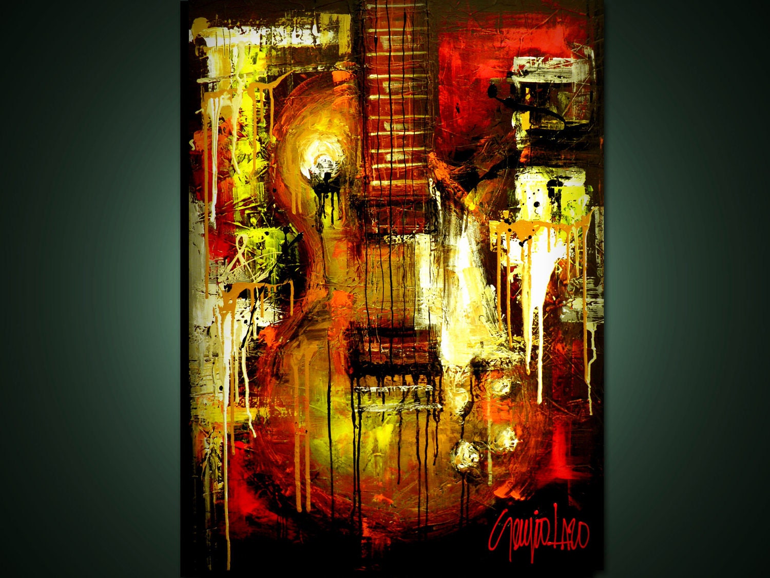 Made to Order Original Painting Modern Abstract Art by SLAZO 30x40 - Etsy