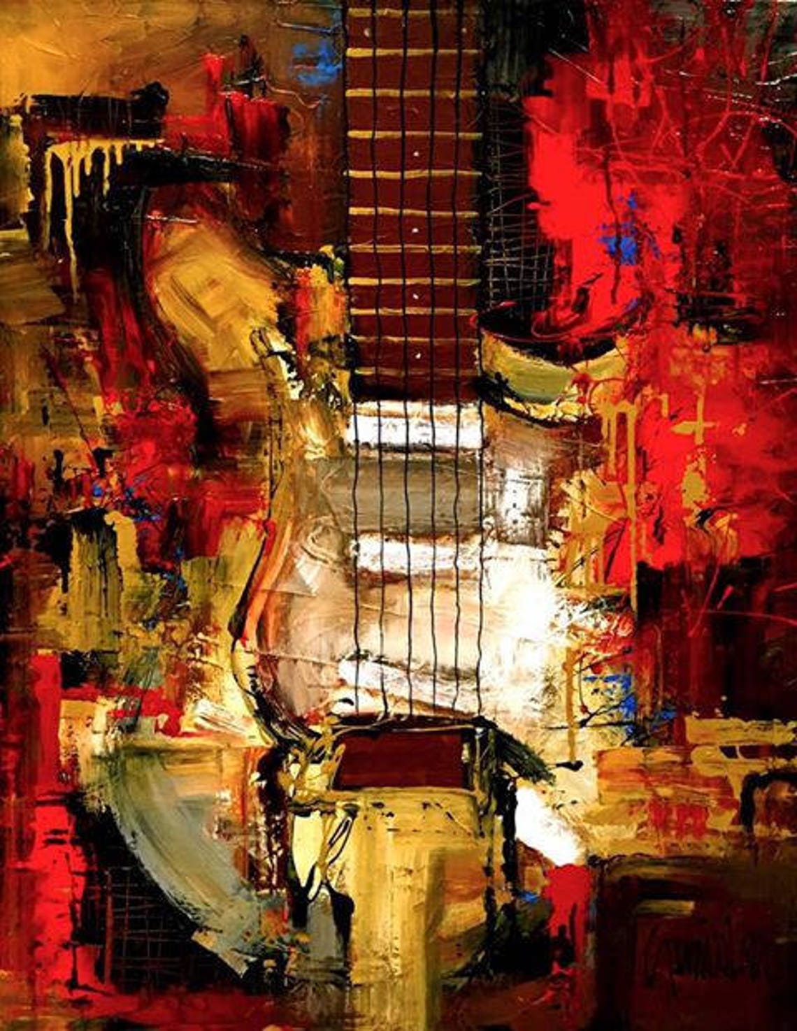 Made to Order Ready to Ship Original Painting Modern Abstract Art by ...