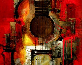 Original Painting Modern Abstract Art by SLAZO 30x40 | Etsy