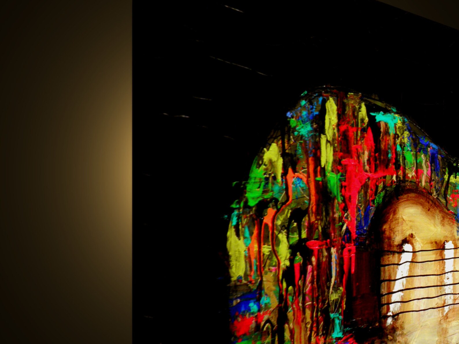 Original Painting Modern Abstract Art by SLAZO 24x48 - Etsy