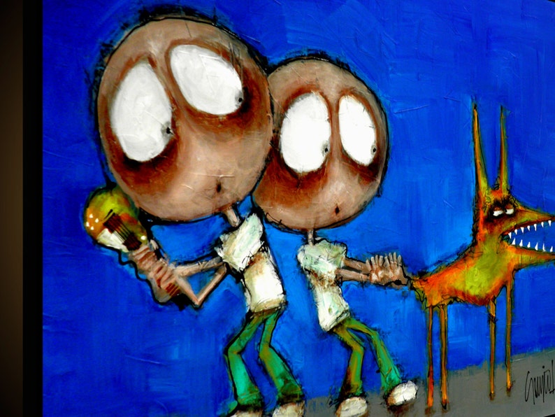 Original Painting Modern Abstract Art by SLAZO 30x40 Made to Order - Etsy