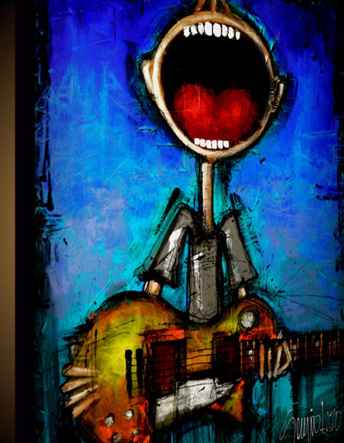 Original Painting Modern Abstract Art by SLAZO 30x40 Made to Order - Etsy