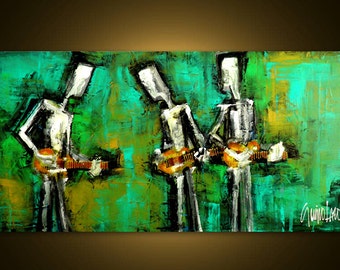 Original Painting Modern Abstract Art by SLAZO Made to | Etsy