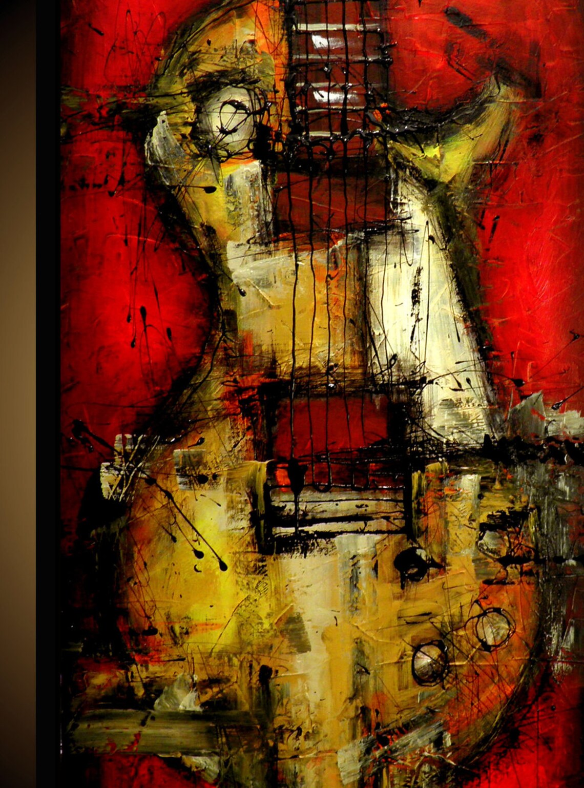 Made to Order Original Painting Modern Abstract Art by SLAZO 24x48 - Etsy