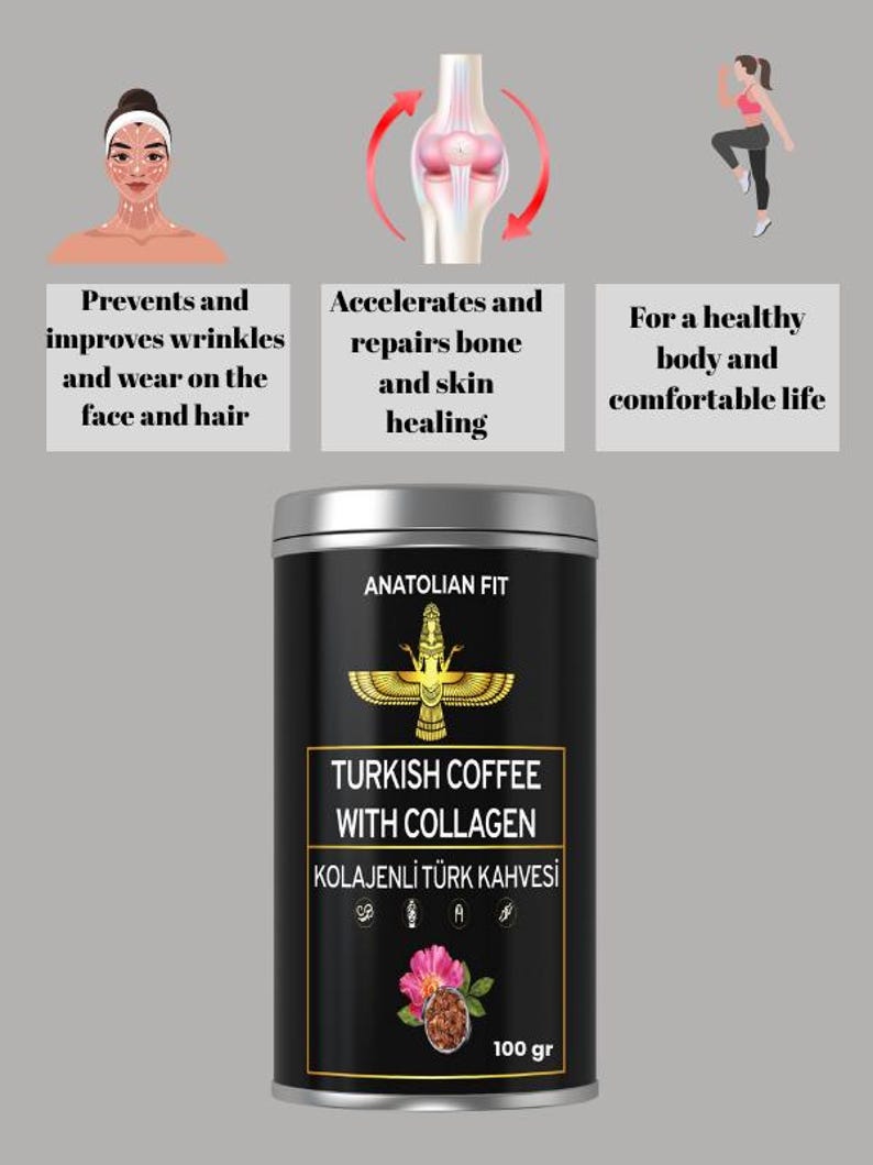 Natural Powder Collagen Coffee for Types 1-5 | Health Boosting Collagen ...