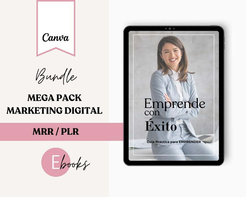 Digital Marketing Mega Pack for Mom Entrepreneurs: Canva Templates (MRR ...