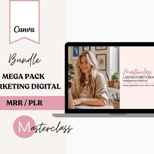 Digital Marketing Mega Pack for Mom Entrepreneurs: Canva Templates (MRR ...