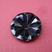 22mm Hematite Black Back Vintage Faceted Flower Shaped Glass Sew on ...