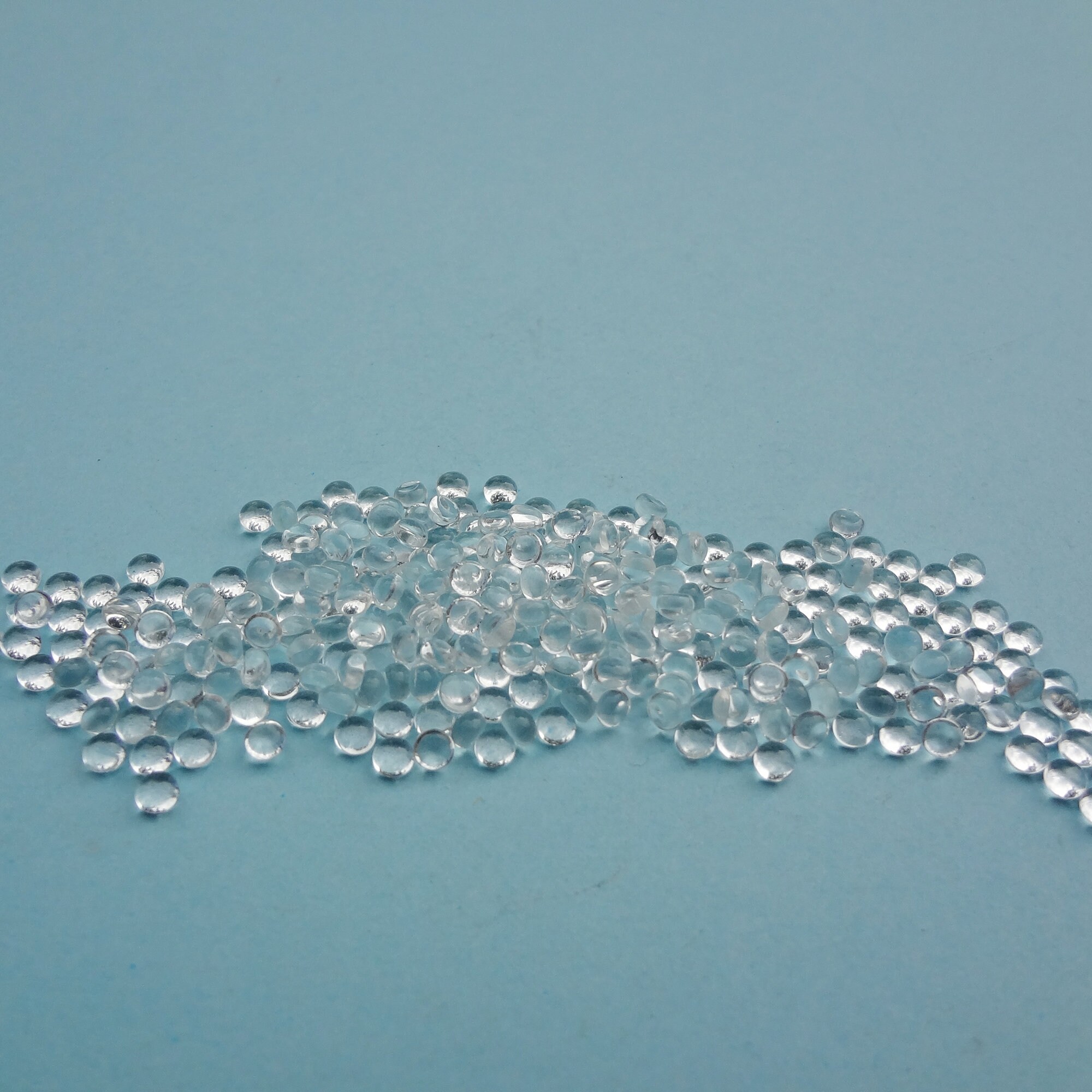 3mm Crystal Clear Czech Preciosa Glass Flat Back Smooth Top Dome ...
