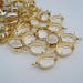 18x13mm Gold Plated 1 Ring Open Back Oval Rhinestone Prong - Etsy