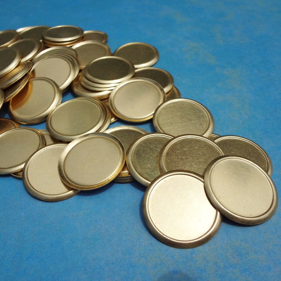 20mm Brass Round NO Rings Hollowed Back Rim Settings (24.5mm) for 20mm ...